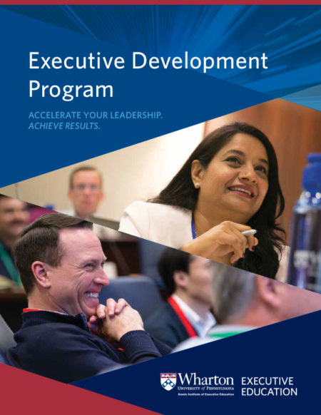 Executive Development Program (EDP) for Business Leaders - Wharton